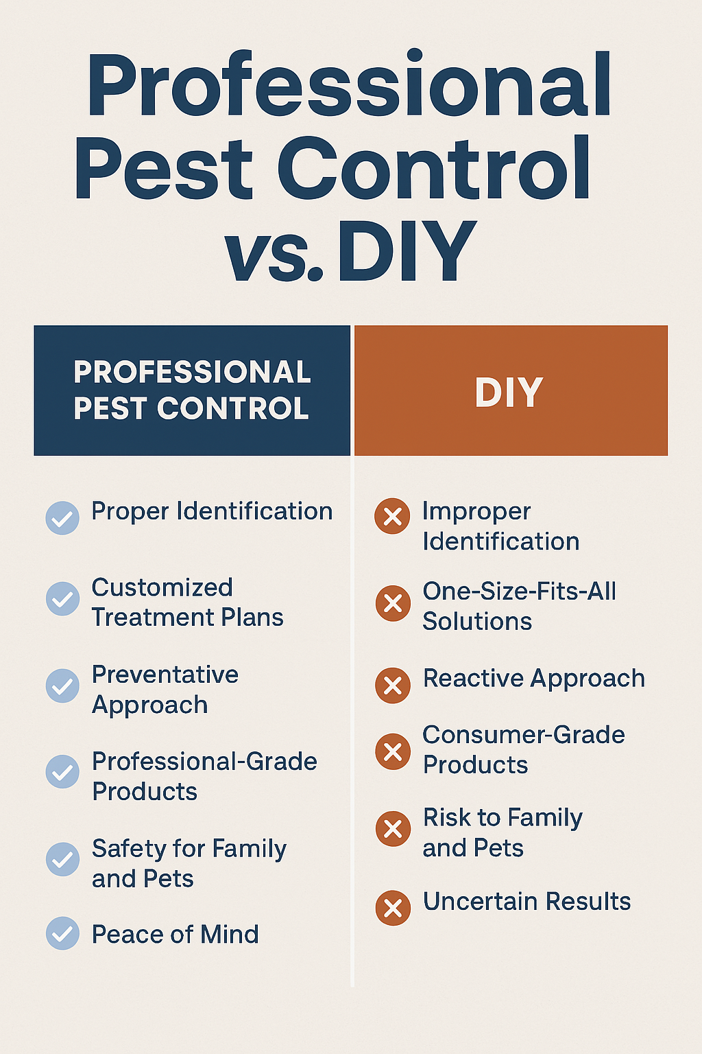 Professional Pest Control vs. DIY | Budget Exterminating Inc.